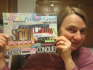 Appreciation Collages Made from Magazine Clippings